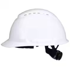 3M™ SecureFit™ Hard Hat H-701SFV-UV, White, Vented, 4-Point Pressure ...