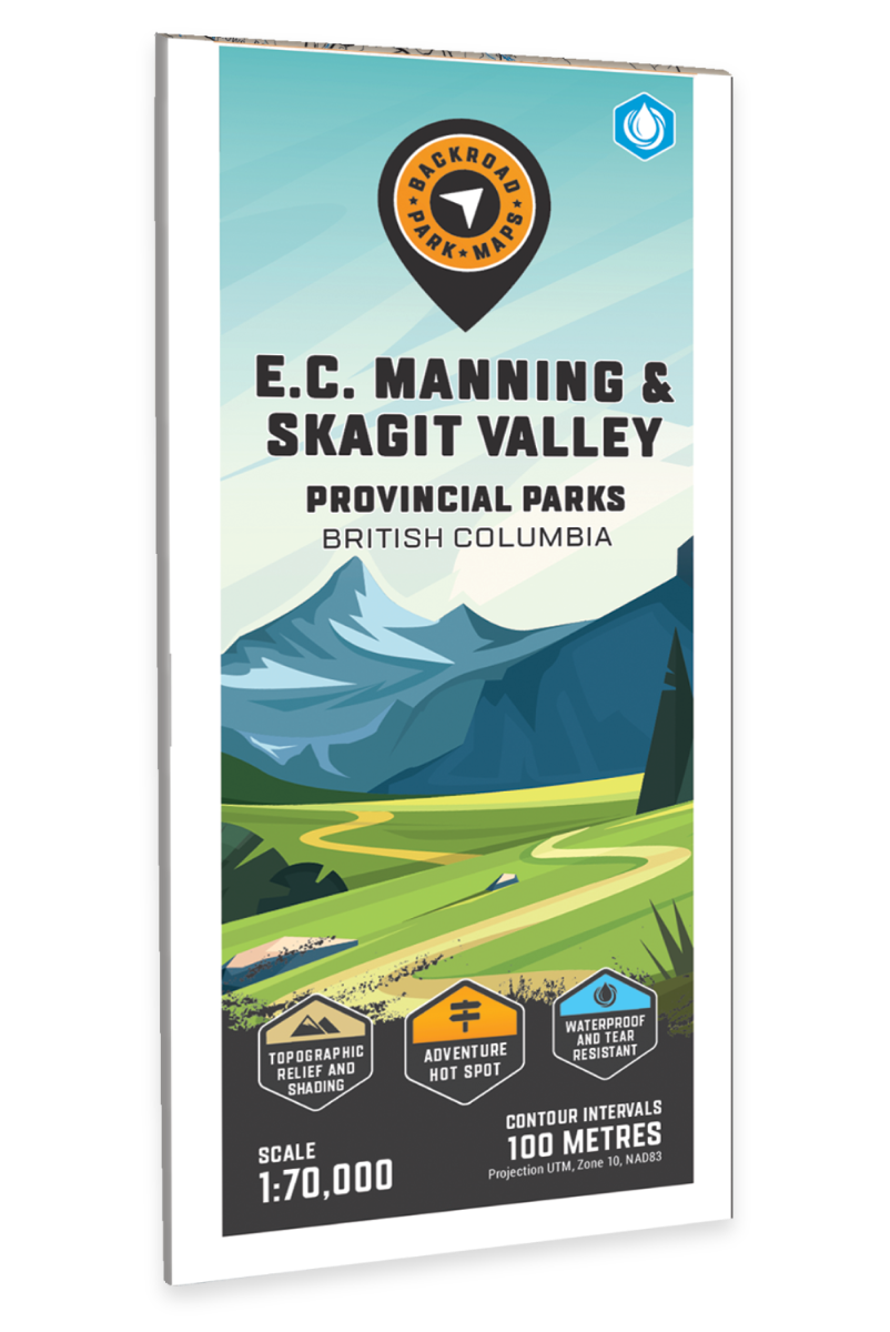 EC Manning & Skagit Valley Provincial Parks BC - Park Map – Buy Online ...