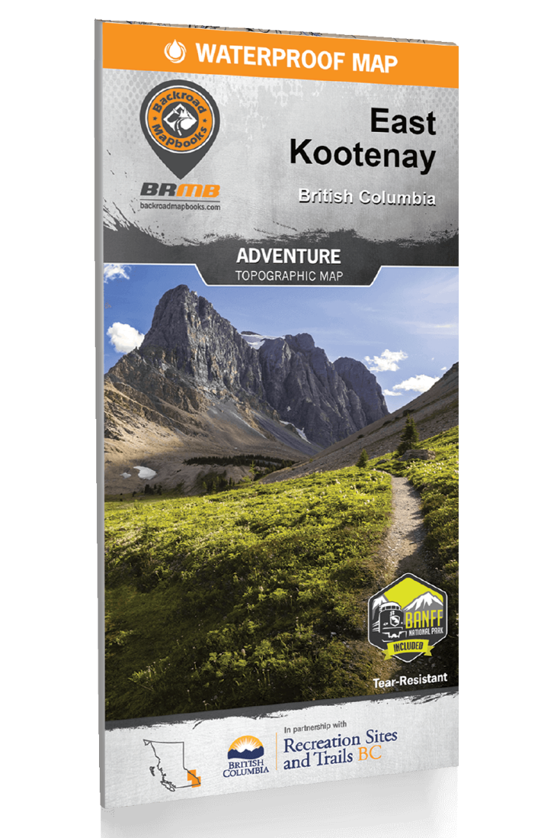 East Kootenay BC - Recreation Map – Buy Online | Premium Quality ...